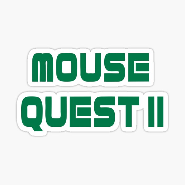 "Mouse Quest II " Sticker by SapeidWhite | Redbubble