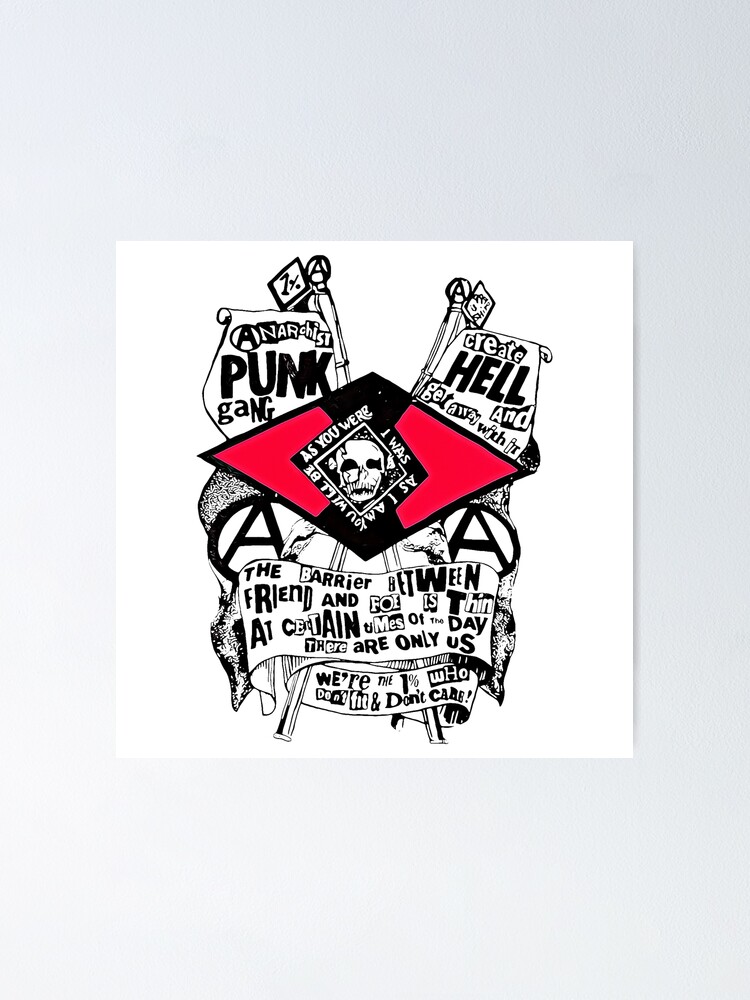 " Cowboy Anarchist Punk Gang" Poster for Sale by WiyonoStoreArt | Redbubble