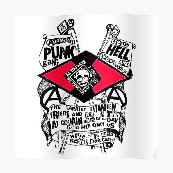 " Cowboy Anarchist Punk Gang" Poster for Sale by WiyonoStoreArt | Redbubble