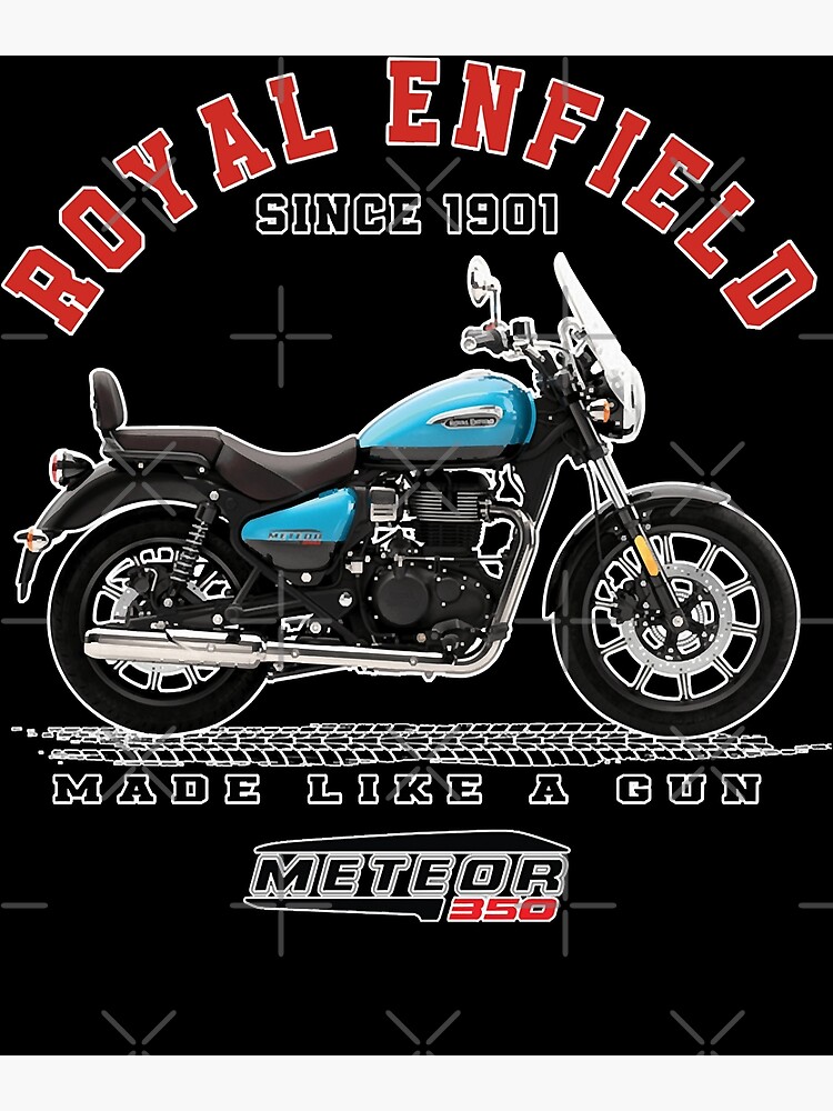 Póster «Para Hombres Mujeres The Royal Enfield Meteor 350 Regalos ...