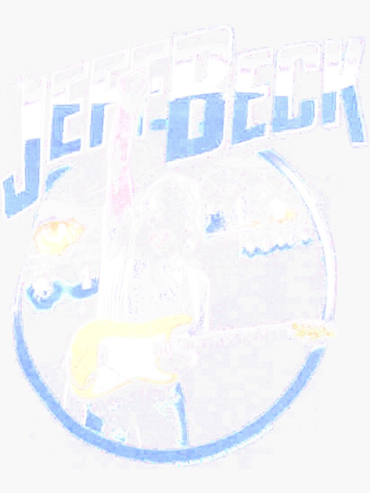 "Jeff Beck" Sticker by killjoy226 | Redbubble