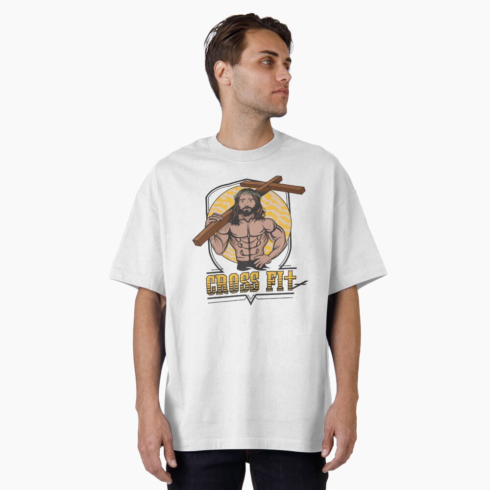 "Jesus CrossFit" Sticker for Sale by overwithdrawn | Redbubble