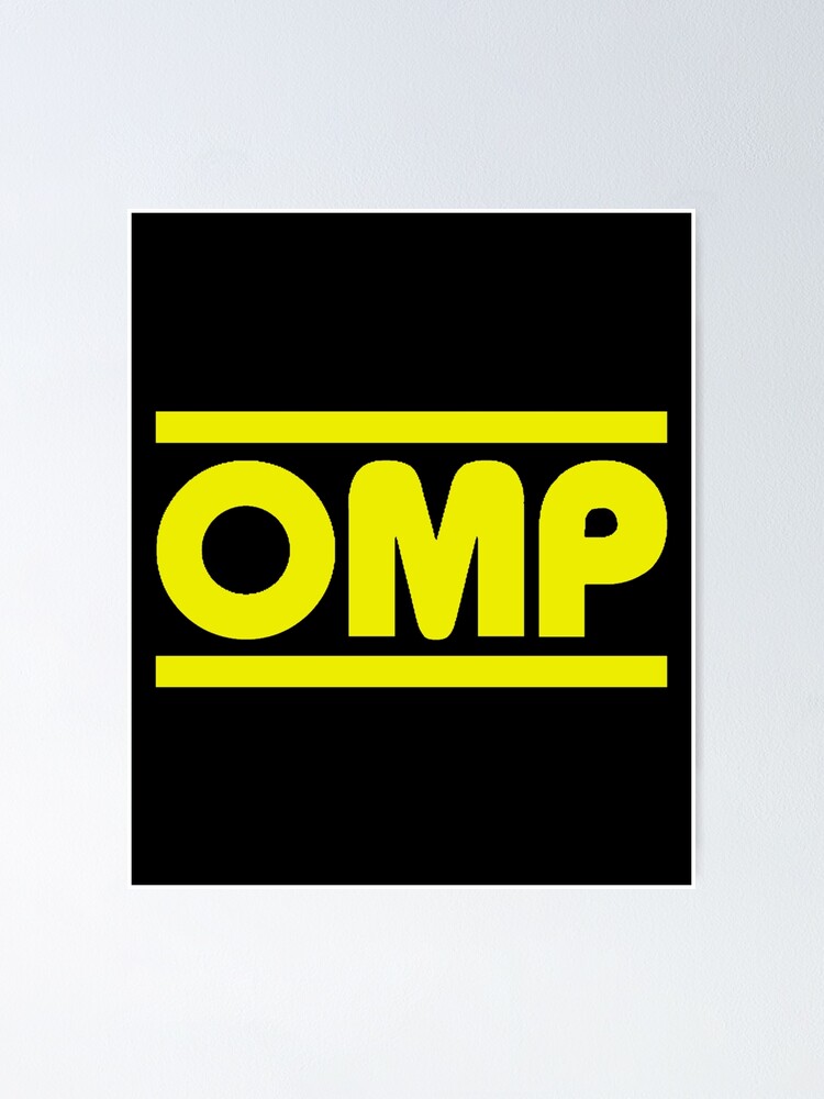 "OMP Logo Sticker" Poster for Sale by rossgarykev | Redbubble