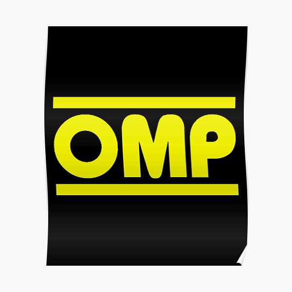 "OMP Logo Sticker" Poster for Sale by rossgarykev | Redbubble