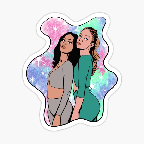 "Maddy and her Clone" Sticker for Sale by Psychedellux- | Redbubble