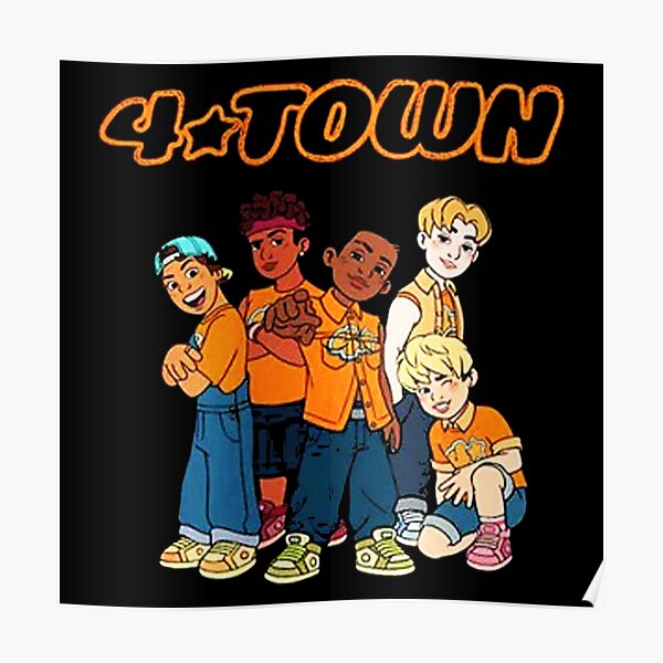 "4 Town Turning Red" Poster by stevenoslo | Redbubble