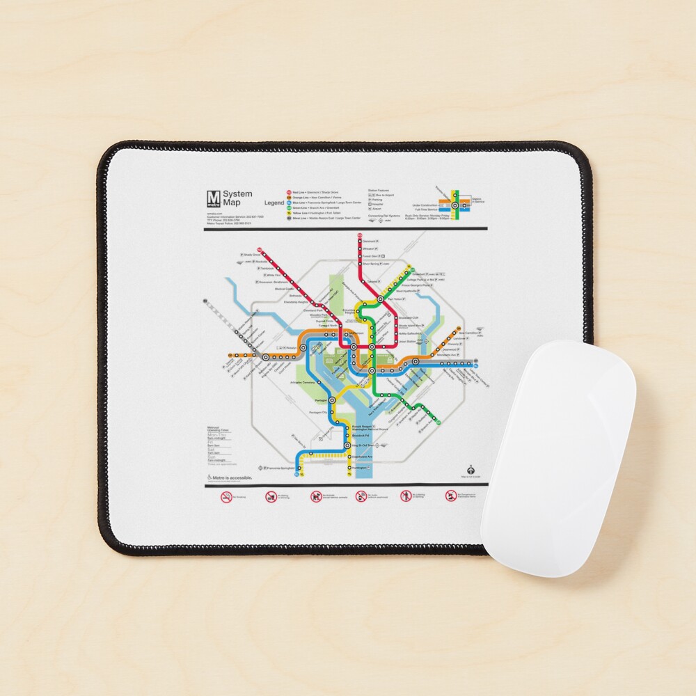 "Washington DC Metro Map Silver Line" Poster for Sale by LovakiTarebio ...