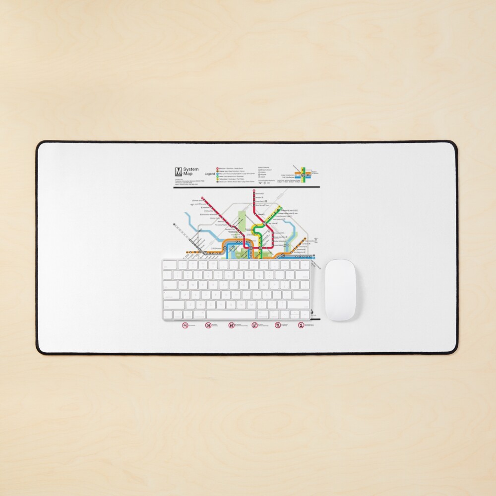 "Washington DC Metro Map Silver Line" Poster for Sale by LovakiTarebio ...