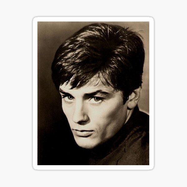 "alain delon" Sticker by freedycroger | Redbubble