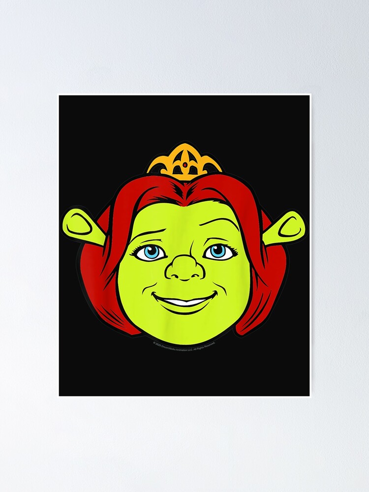 "Shrek Fiona Big Face" Poster for Sale by TuanVinhTR | Redbubble