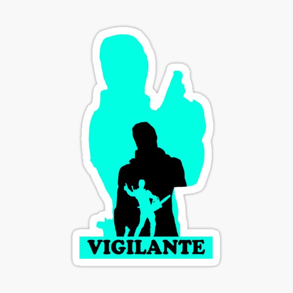 "Graphic Vigilante man character series" Sticker by YMelo5466 | Redbubble