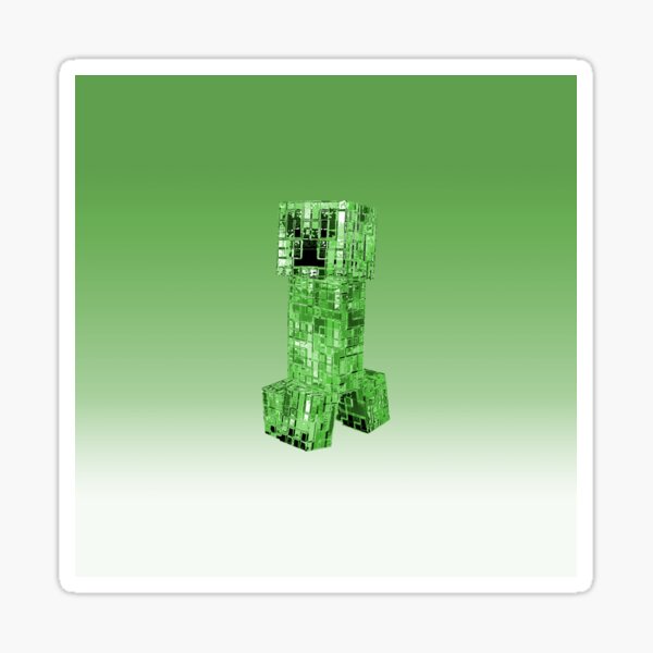 "Metallic creeper" Sticker by Gameart | Redbubble