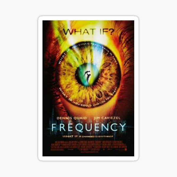 "Frequency Poster" Sticker by gullejames | Redbubble