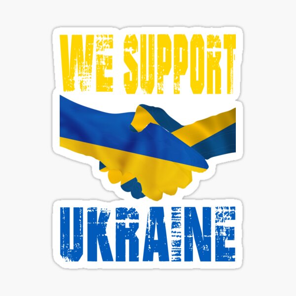 "Shake hands with Ukraine and Sweden hand flag we stand with ukraine ...