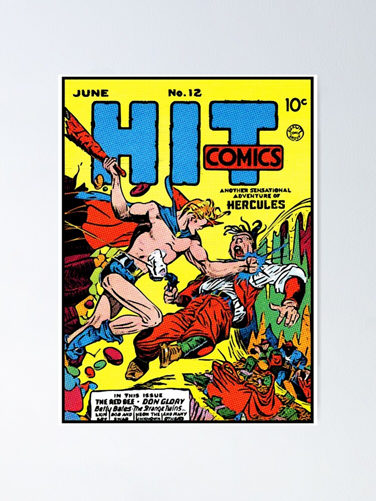 "Hit Comics " Poster for Sale by 4mc36VcG | Redbubble