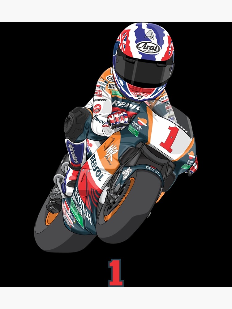 "Mick Doohan Sticker" Poster for Sale by donavjoel2 | Redbubble