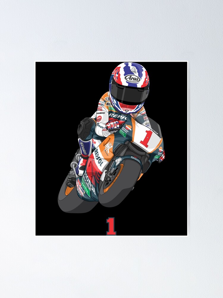 "Mick Doohan Sticker" Poster for Sale by donavjoel2 | Redbubble