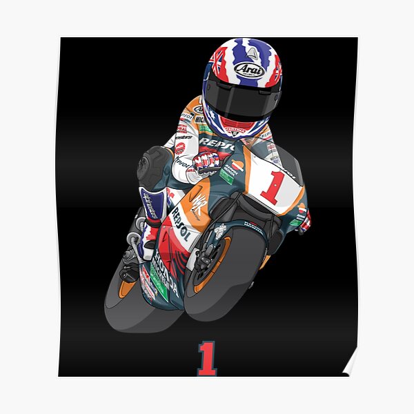 "Mick Doohan Sticker" Poster for Sale by donavjoel2 | Redbubble