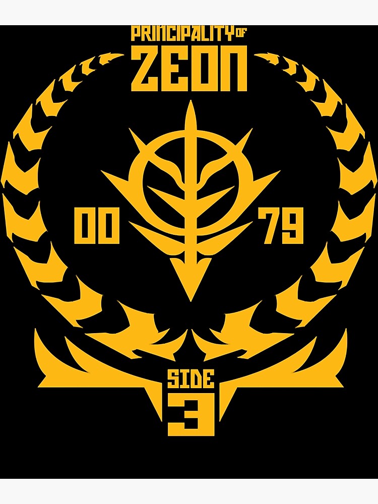 Póster «Principado de Zeon Imprescindible» de RandyLyon | Redbubble