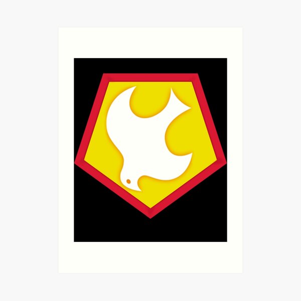 "The Peacemaker Emblem graphic yellow logo" Art Print by LRocha7540 ...