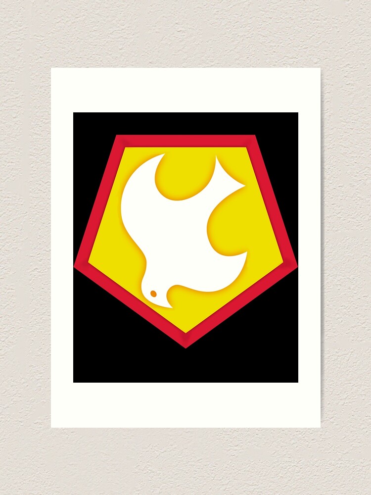 "The Peacemaker Emblem graphic yellow logo" Art Print by LRocha7540 ...
