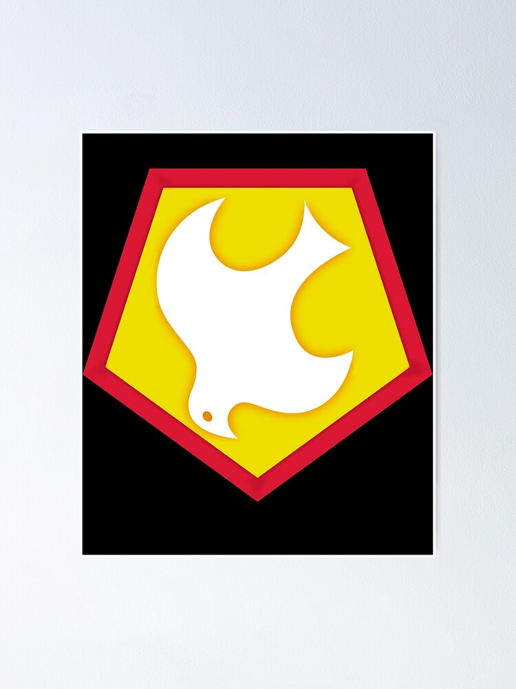 "The Peacemaker Emblem graphic yellow logo" Poster for Sale by ...