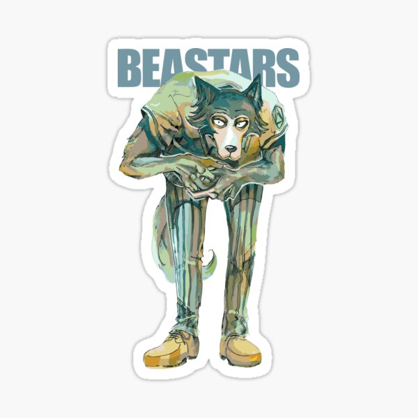 "BEASTARS " Sticker by Jtwilliams123 | Redbubble