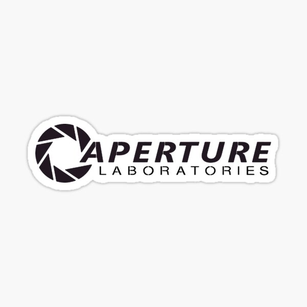 "Aperture Laboratories" Sticker by Verbital | Redbubble