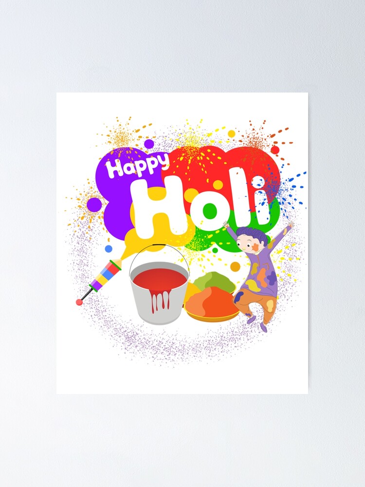 "Holi Festival of Colors Colours Spring Love 2022 Handprint decorations ...