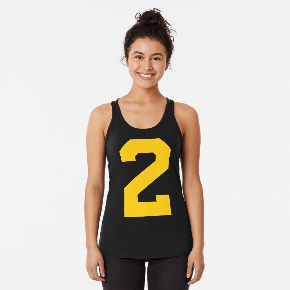 "Number 2, Yellow two, Sports number 2" Sticker for Sale by ...