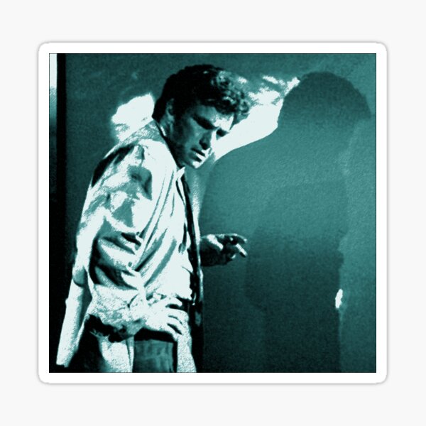 "Columbo Thinking with his Cigar" Sticker by Baltazar93100 | Redbubble