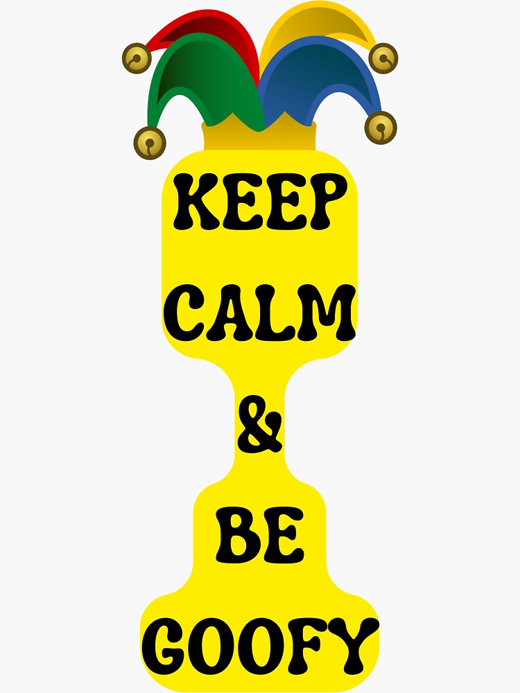 "National Goof Off Day | A Happy Goofy Day" Sticker by Solomonsel ...