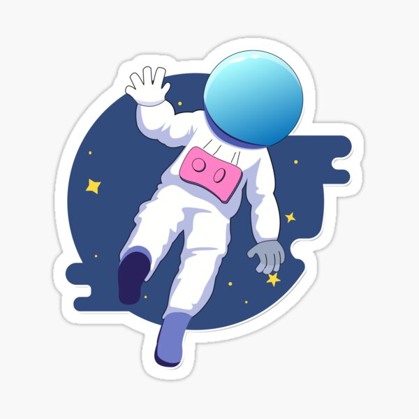 "Spaceman" Sticker for Sale by Plimbigi | Redbubble