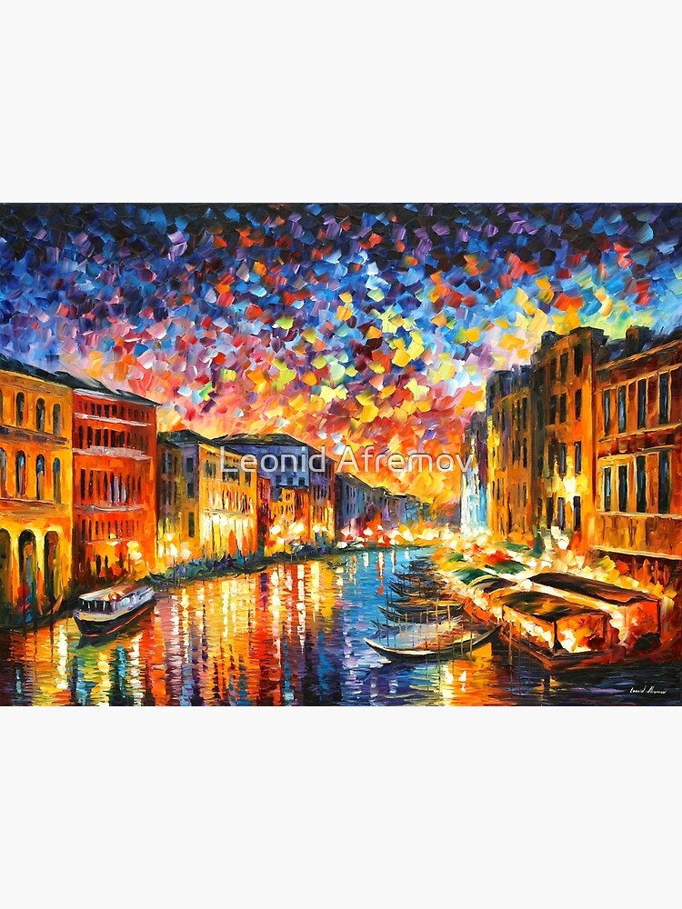 "VENICE - GRAND CANAL - Leonid Afremov CITYSCAPE" Photographic Print ...
