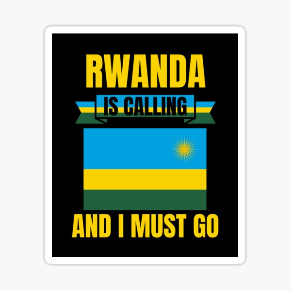 "Rwanda visitor" Sticker for Sale by worldpopulation | Redbubble
