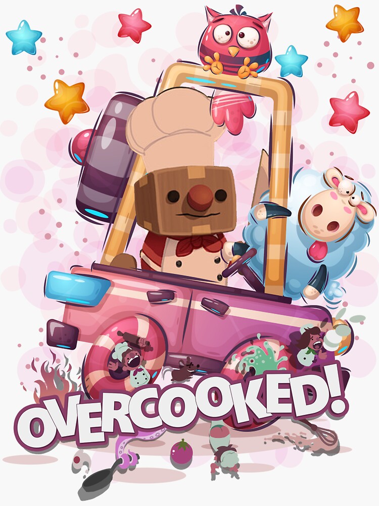 "Overcooked Chef BOX" Sticker for Sale by SL2C-Kids | Redbubble