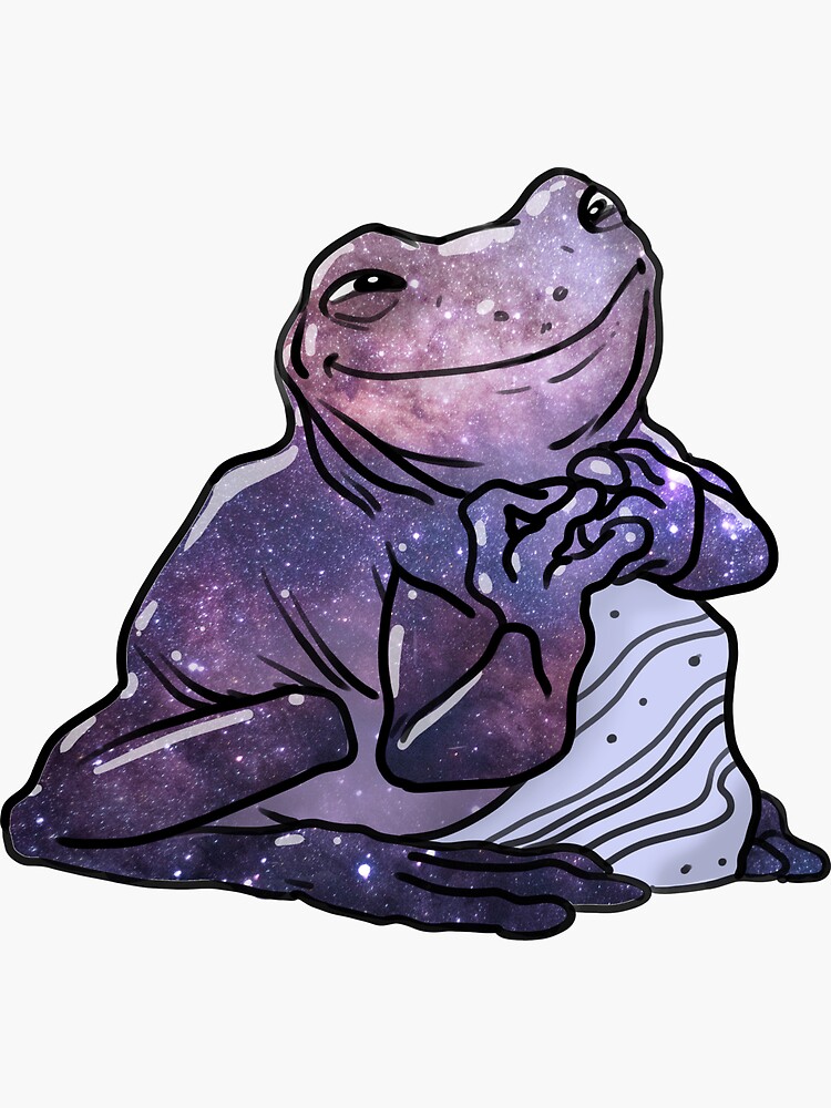 "Froggo | Galaxy frog" Sticker for Sale by TeggyDesigns | Redbubble