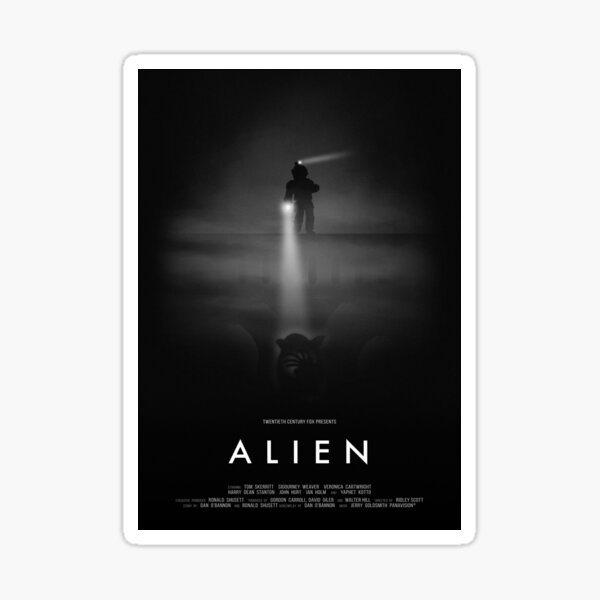 "Alien (1979)" Sticker by AlienFanArt | Redbubble