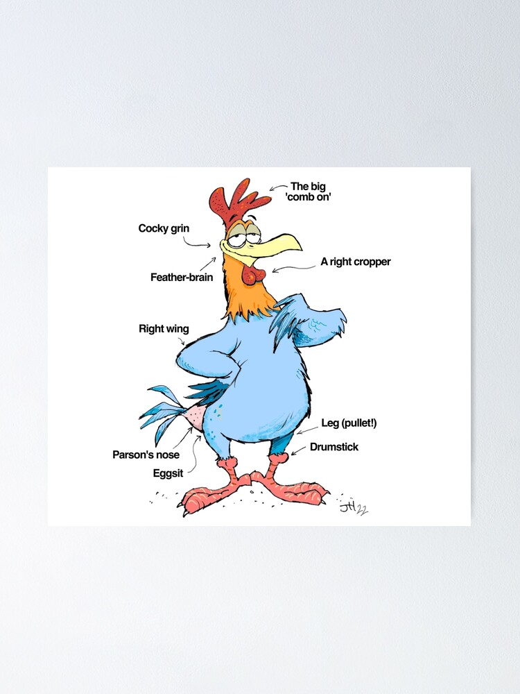 "Fowl Leghorn" Poster for Sale by Hoylz | Redbubble
