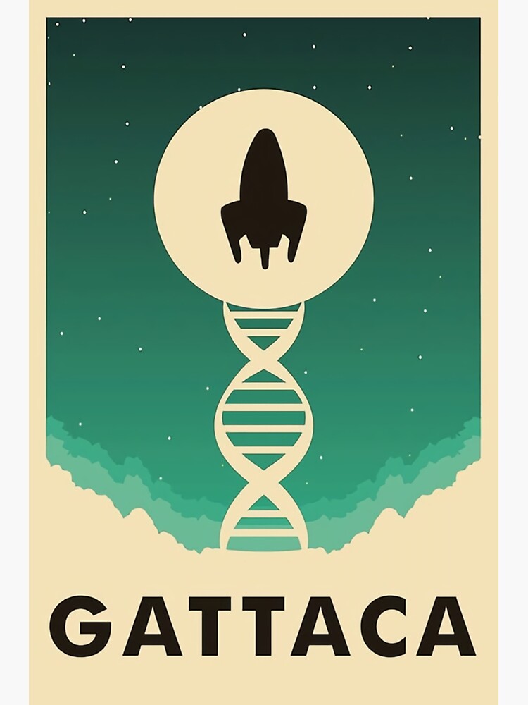 "Gattaca Classic Poster" Sticker by spenneyjuli | Redbubble