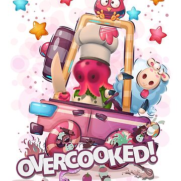 "Overcooked Chef OCTOPUS" Sticker for Sale by SL2C-Kids | Redbubble