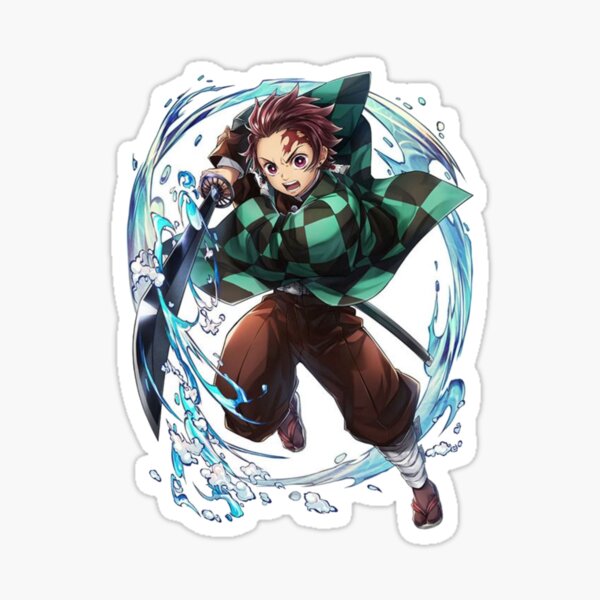 "Tanjiro" Sticker by Otaku-uwu | Redbubble