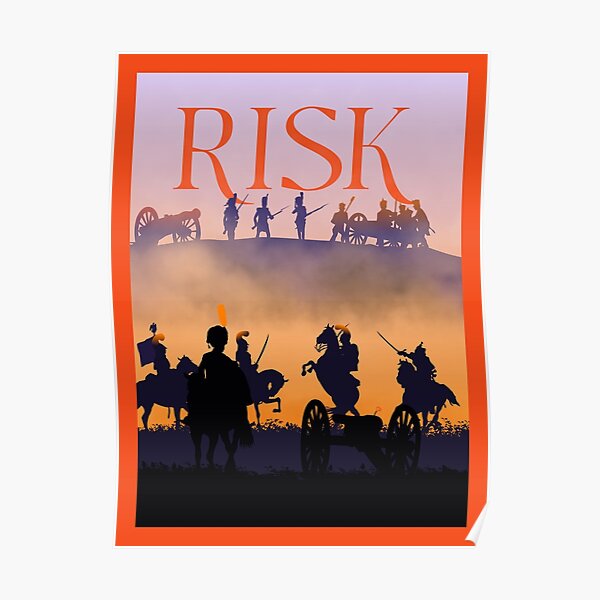 "Risk - Board Games - Minimalist Travel Poster Style - Board Game Art ...