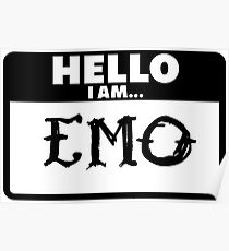 Cute Emo Posters | Redbubble