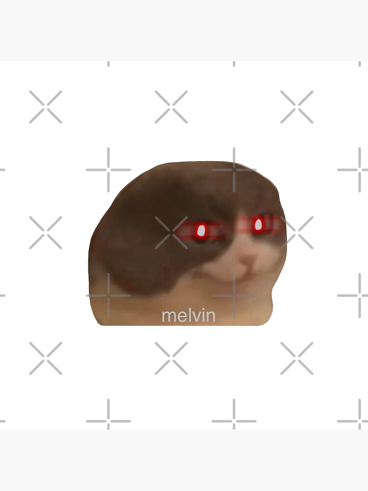 "Melvin Cat Meme" Art Print for Sale by surrile | Redbubble