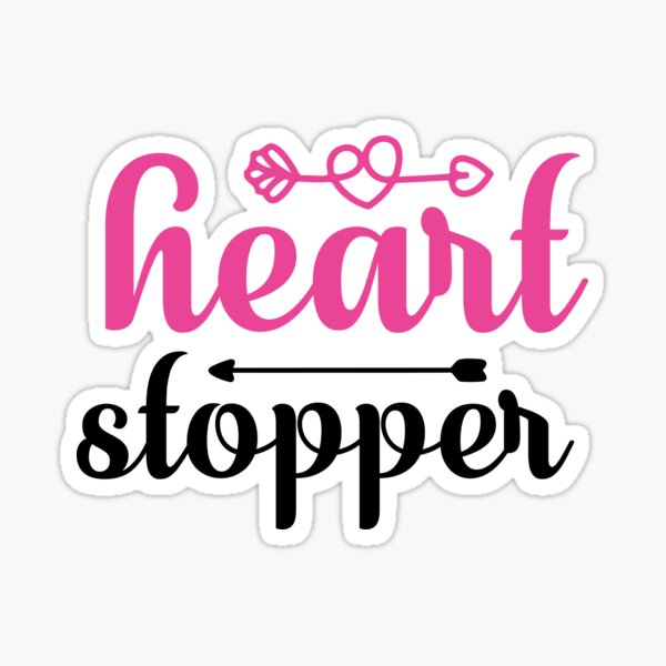 "Heart Stopper" Sticker for Sale by AdventArt | Redbubble