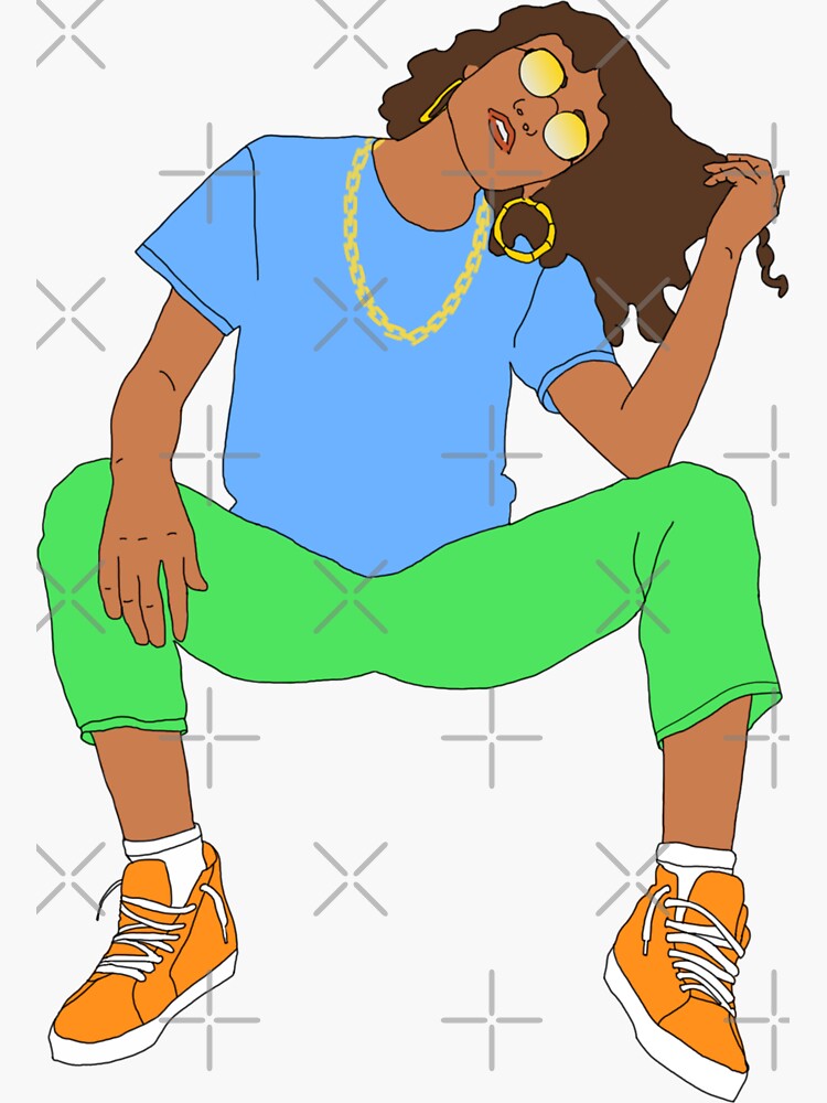 "Music, Hip-hop, Dance" Sticker by M-R-Designer | Redbubble