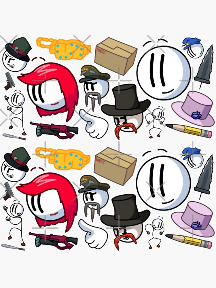 "Henry stickmin" Sticker by TheMorvy | Redbubble