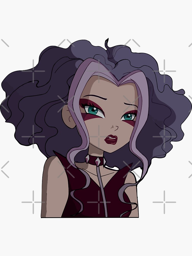 "Winx Club Stormy trix trio sad" Sticker by Quotesforus | Redbubble