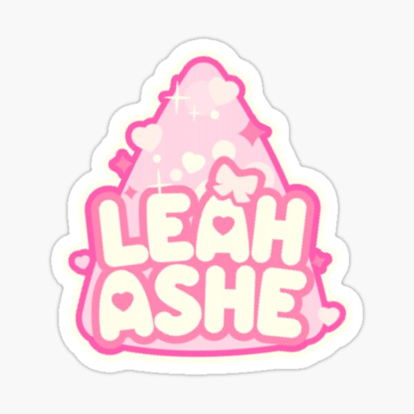 "LEAH ashe" Sticker for Sale by TheMorvy | Redbubble